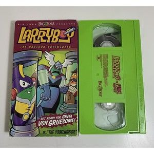 Media | Veggietales Larryboy Vhs Video Tape Greta Von Gruesome In Yodel ...